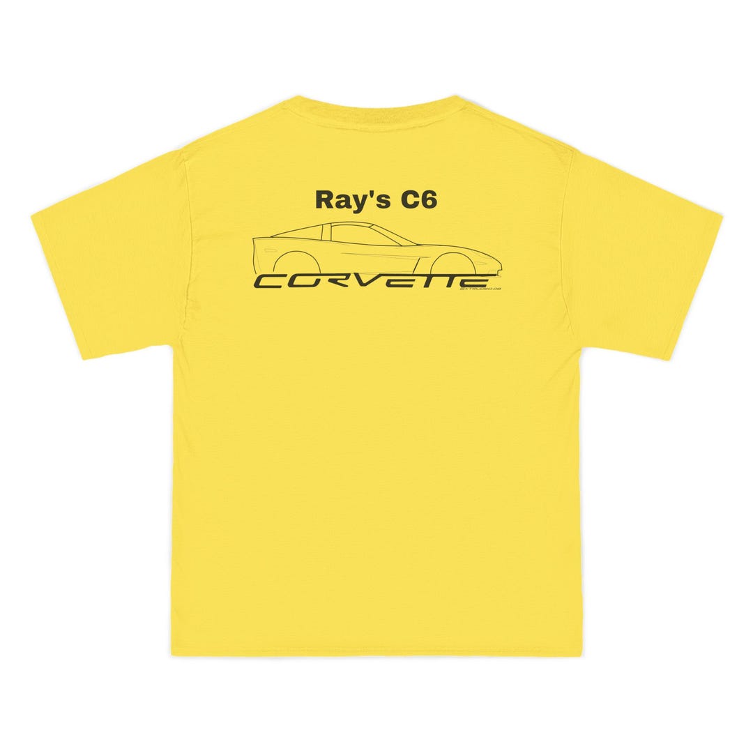 PERSONALIZED C6 Corvette Silhouette T-shirt - Etsy