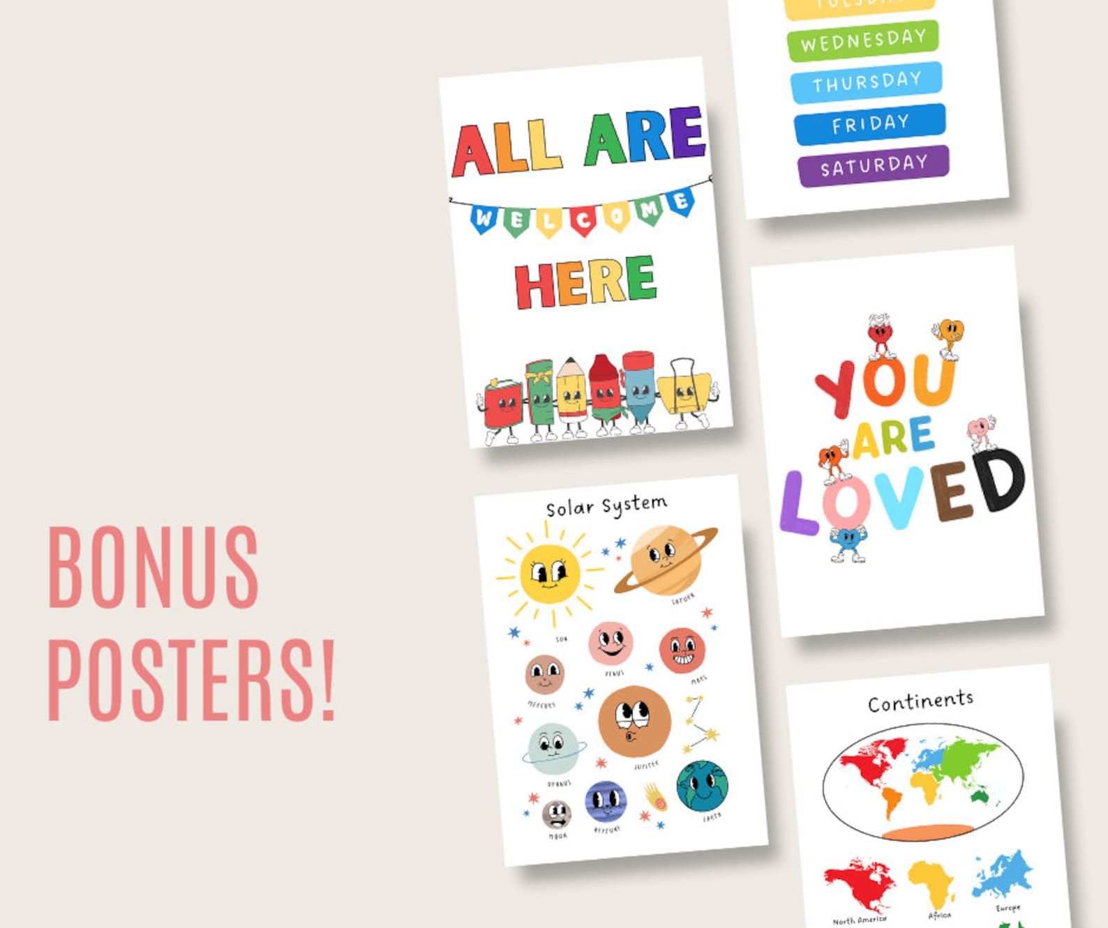 Preschool Pre-k Kindergarten Learning Bundle, Printable, Worksheets ...
