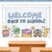 Back to School Supplies Bulletin Board Kit Classroom Bulletin Board Kit ...