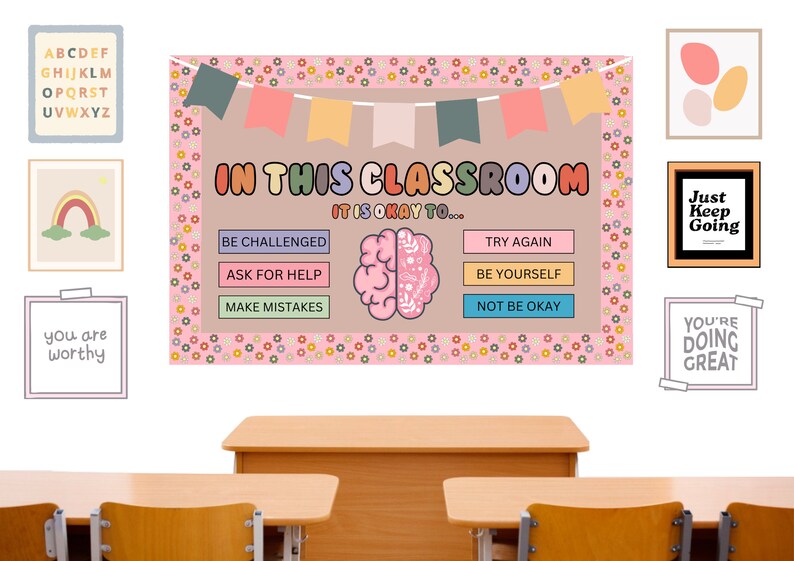 Mindfulness and Feelings Classroom Bulletin Board Kit Classroom ...