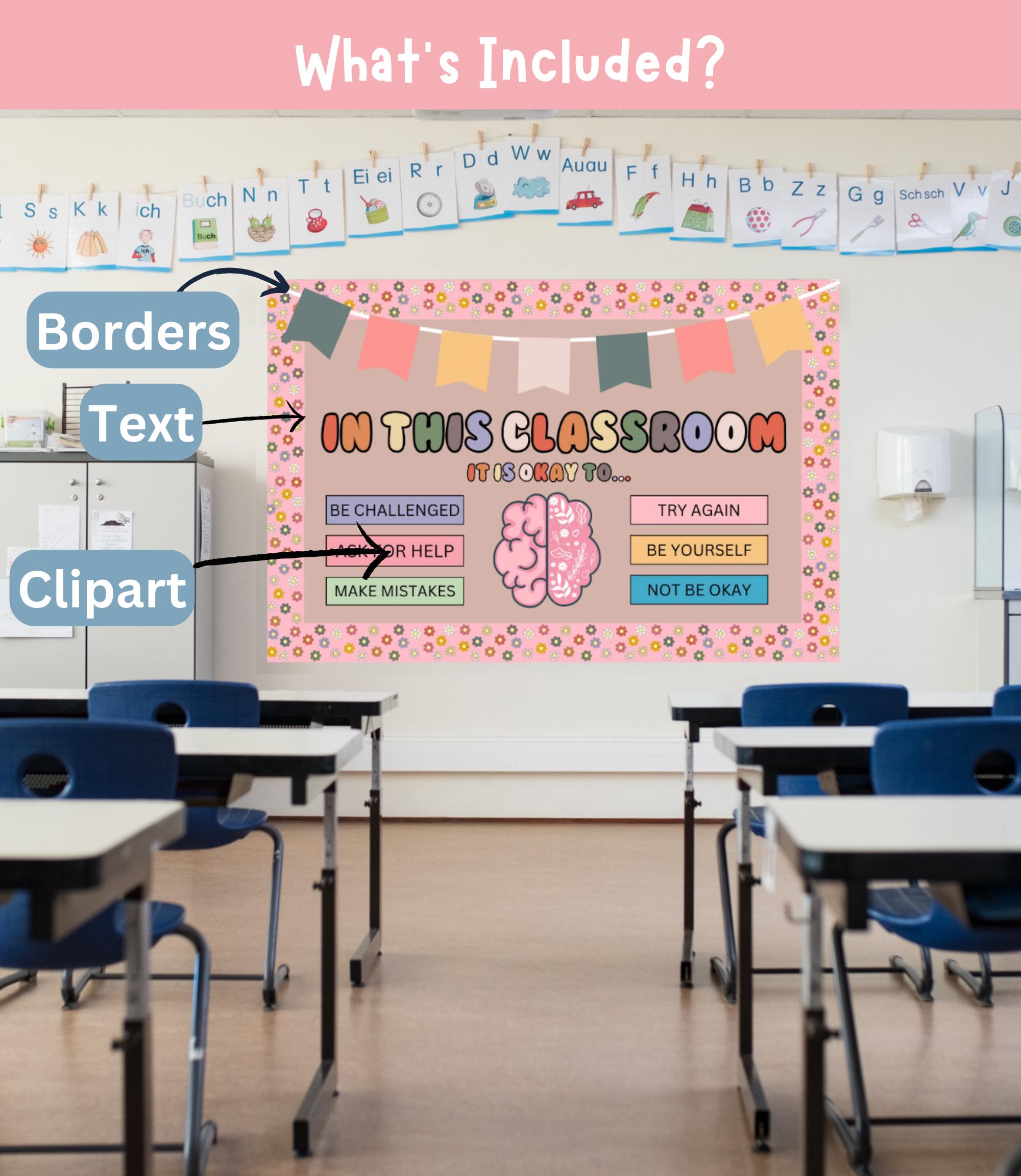 Mindfulness and Feelings Classroom Bulletin Board Kit Classroom ...