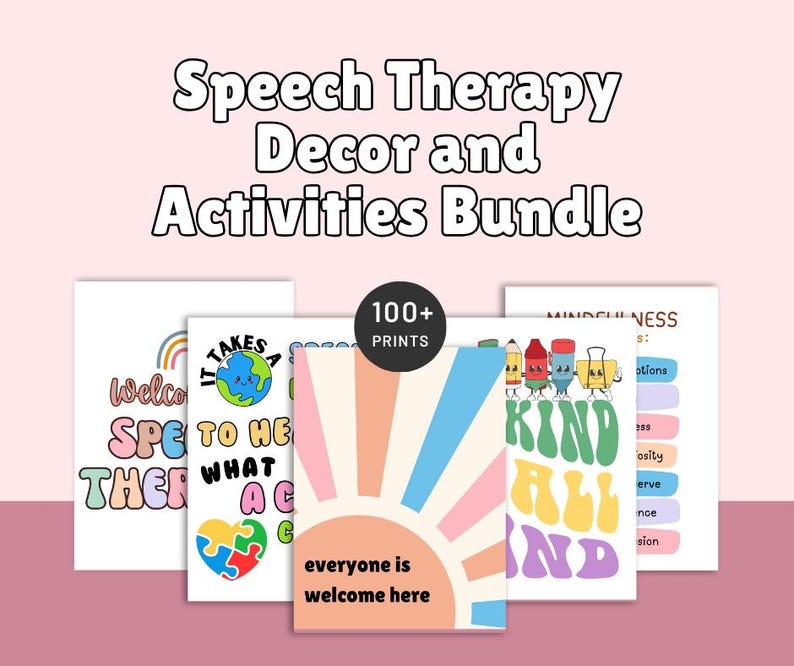 Bright Speech Therapy Classroom, Office Decor, Activities, SLP ...