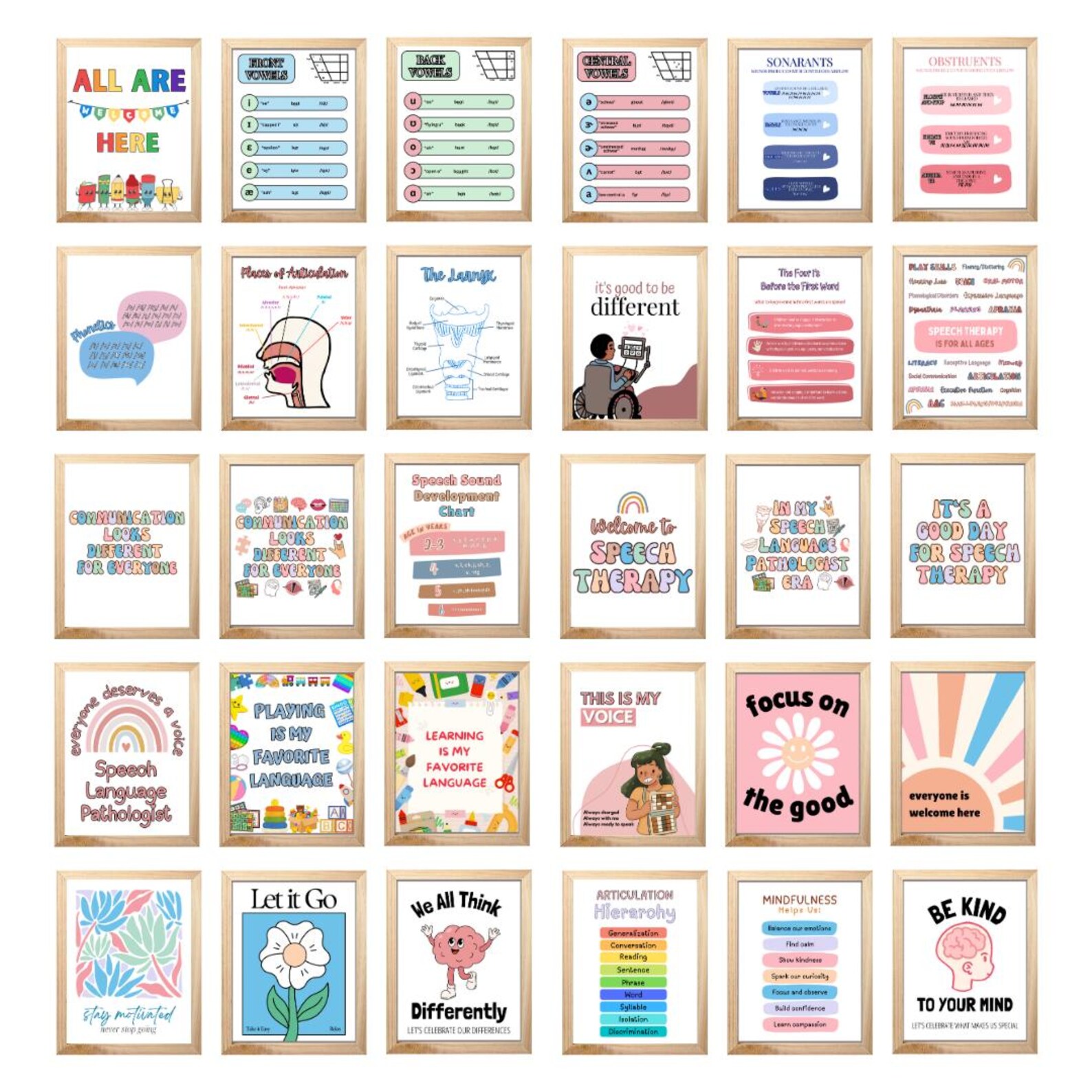 Bright Speech Therapy Classroom, Office Decor, Activities, SLP ...
