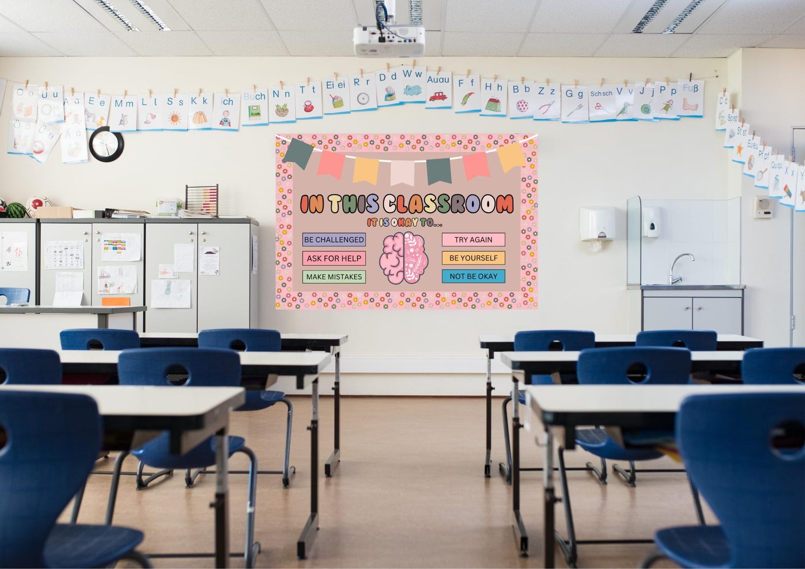 Mindfulness and Feelings Classroom Bulletin Board Kit Classroom ...