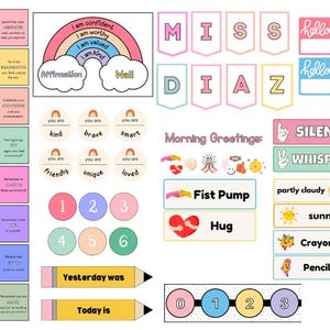 Bright Speech Therapy Classroom, Office Decor, Activities, SLP ...