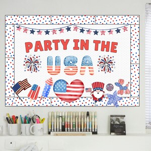 Fourth of July Bulletin Board Kit Fourth of July Classroom Decor Summer ...
