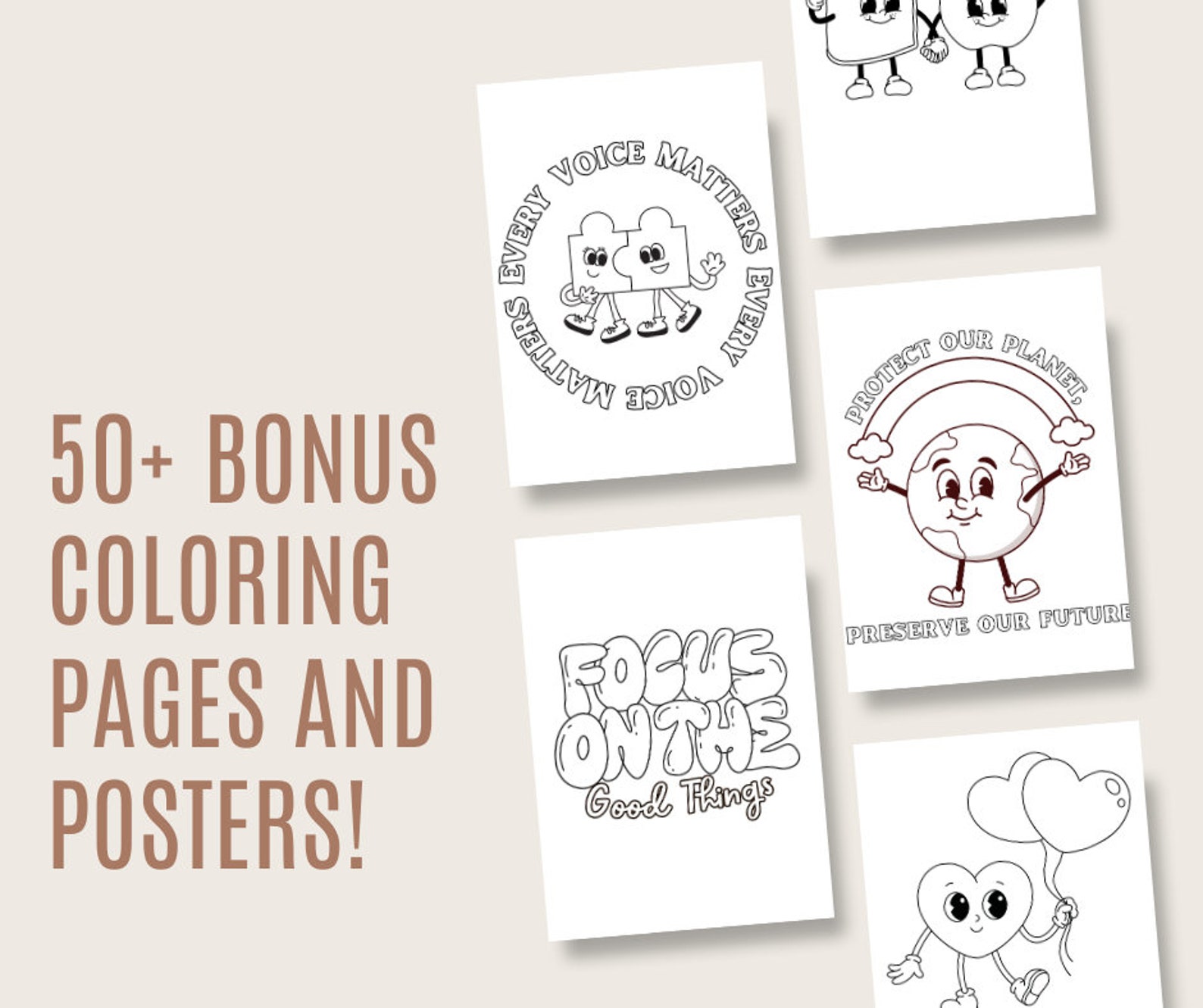 Toddler 300 Printable Coloring Pages for Kids, Toddlers, Preschoolers ...
