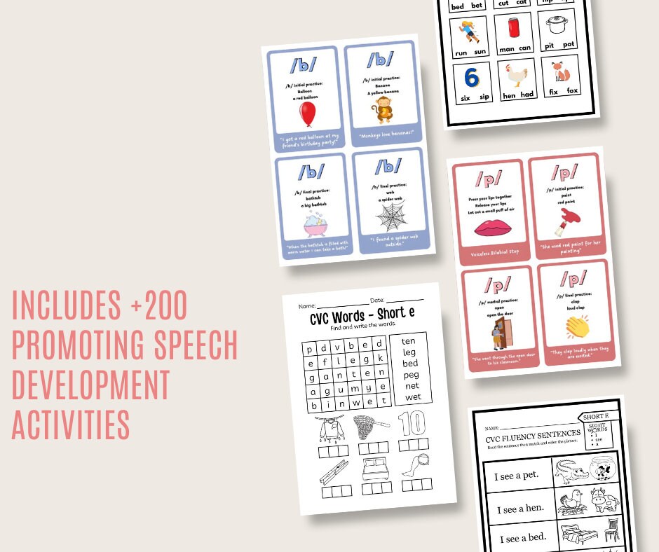 Preschool Pre-k Kindergarten Learning Bundle, Printable, Worksheets ...