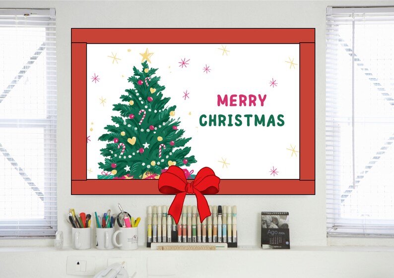Christmas Bulletin Board Kit Classroom Bulletin Board Kit and Classroom ...