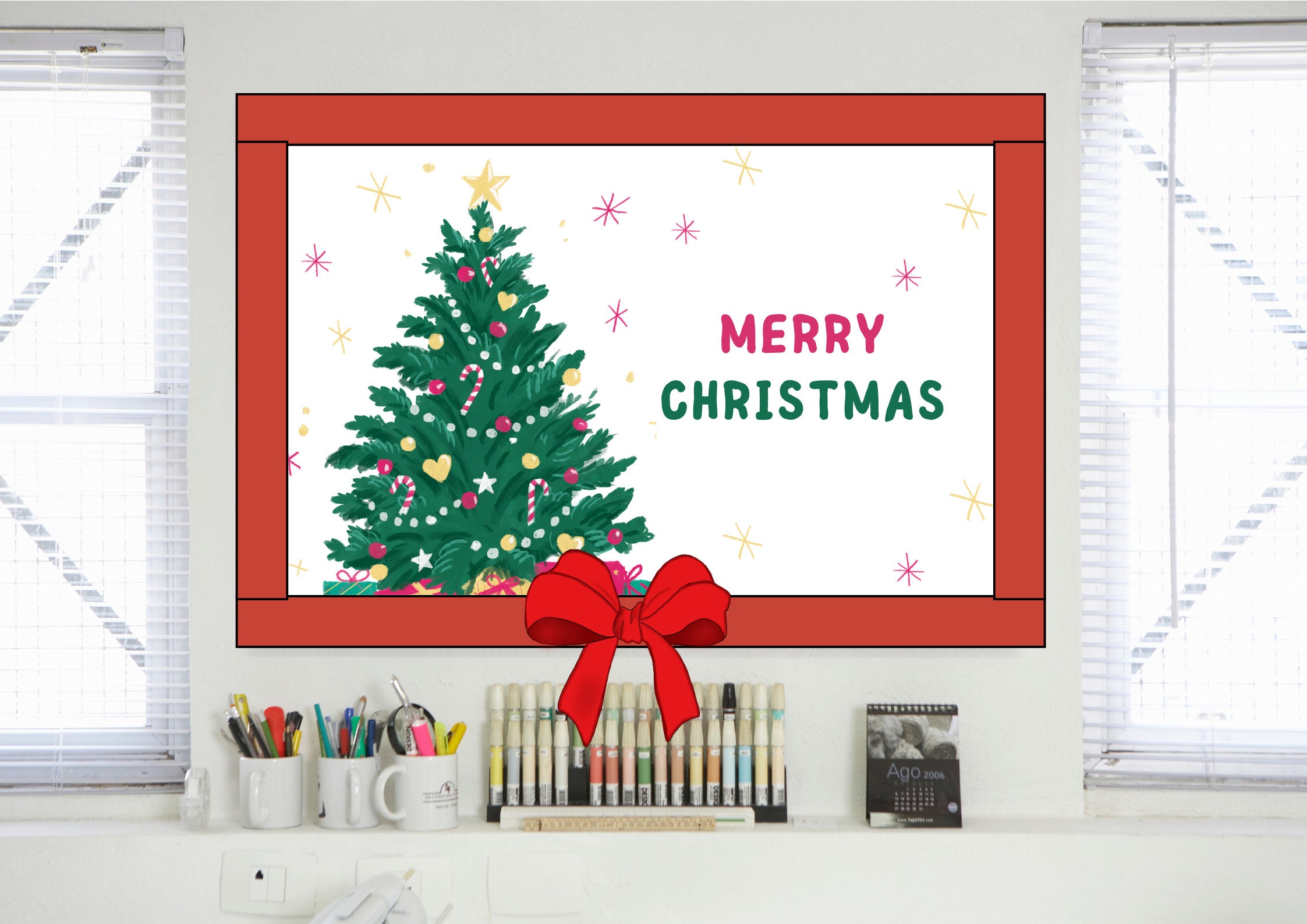 Christmas Bulletin Board Kit Classroom Bulletin Board Kit and Classroom ...