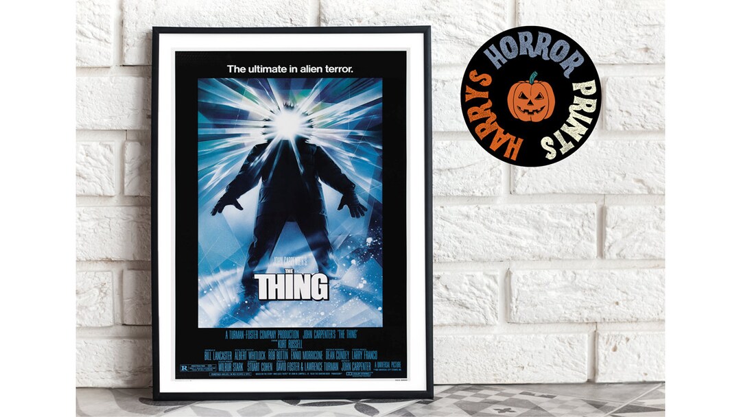 The Thing 1982 Horror Movie Film Poster Print A3 A4 - Etsy