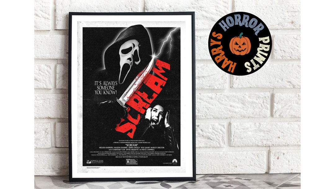 Scream Artwork #4 Horror Movie Film Poster Print A3 A4 - Etsy UK