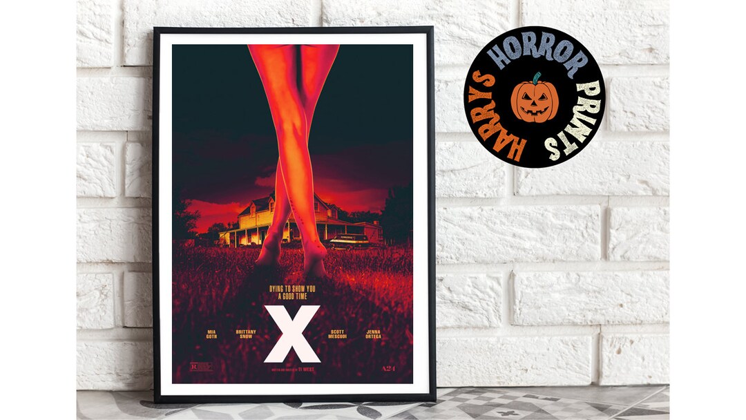 X 2022 Movie Legs Horror Film Poster Print A3 A4 - Etsy
