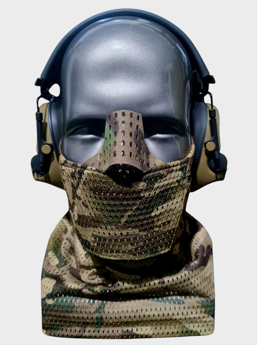 Tactical Airsoft Breathable Mesh Teeth Protection Mask With Soft Nose ...