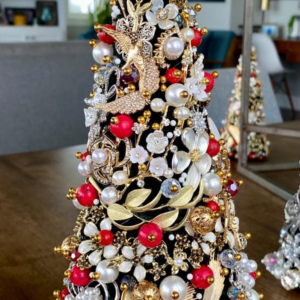 Jeweled Cone Tree - Etsy