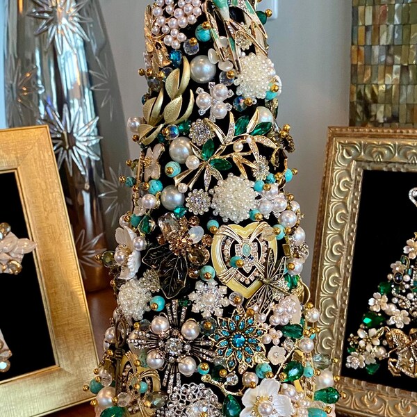 Jeweled Cone Tree - Etsy