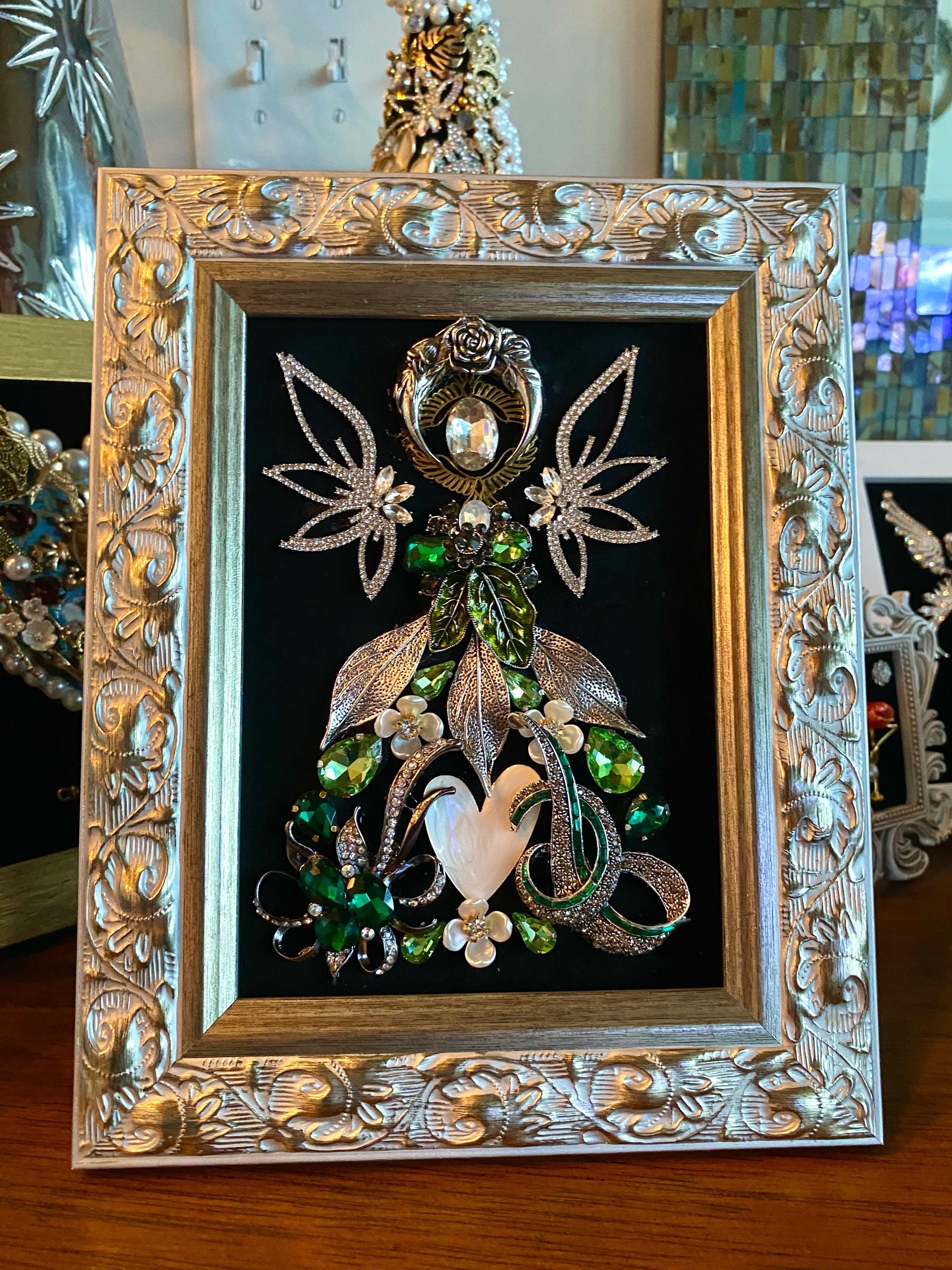 Lovely Jewelry Art Angel Framed 5x7 - Etsy
