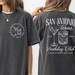 Custom Name Social Club Shirt Luxury Bachelorette Merch Coastal Beach ...