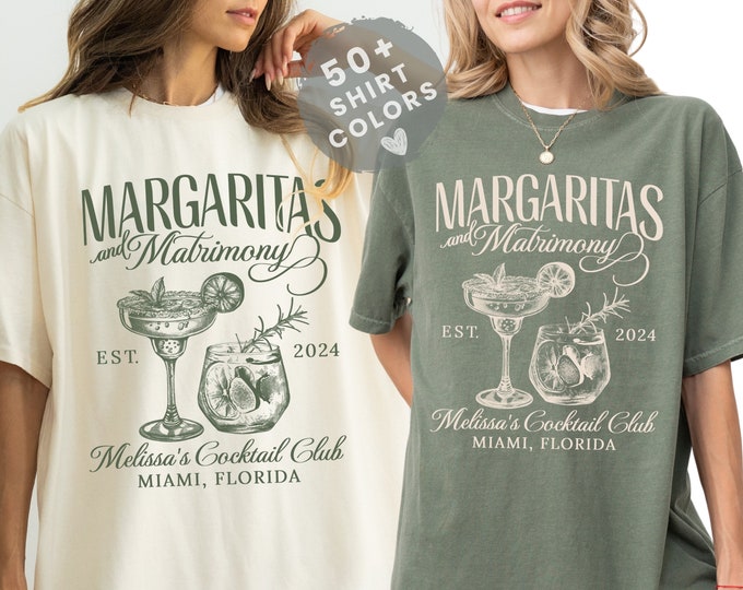 Custom Name Social Club Shirt Luxury Bachelorette Merch Coastal Beach ...