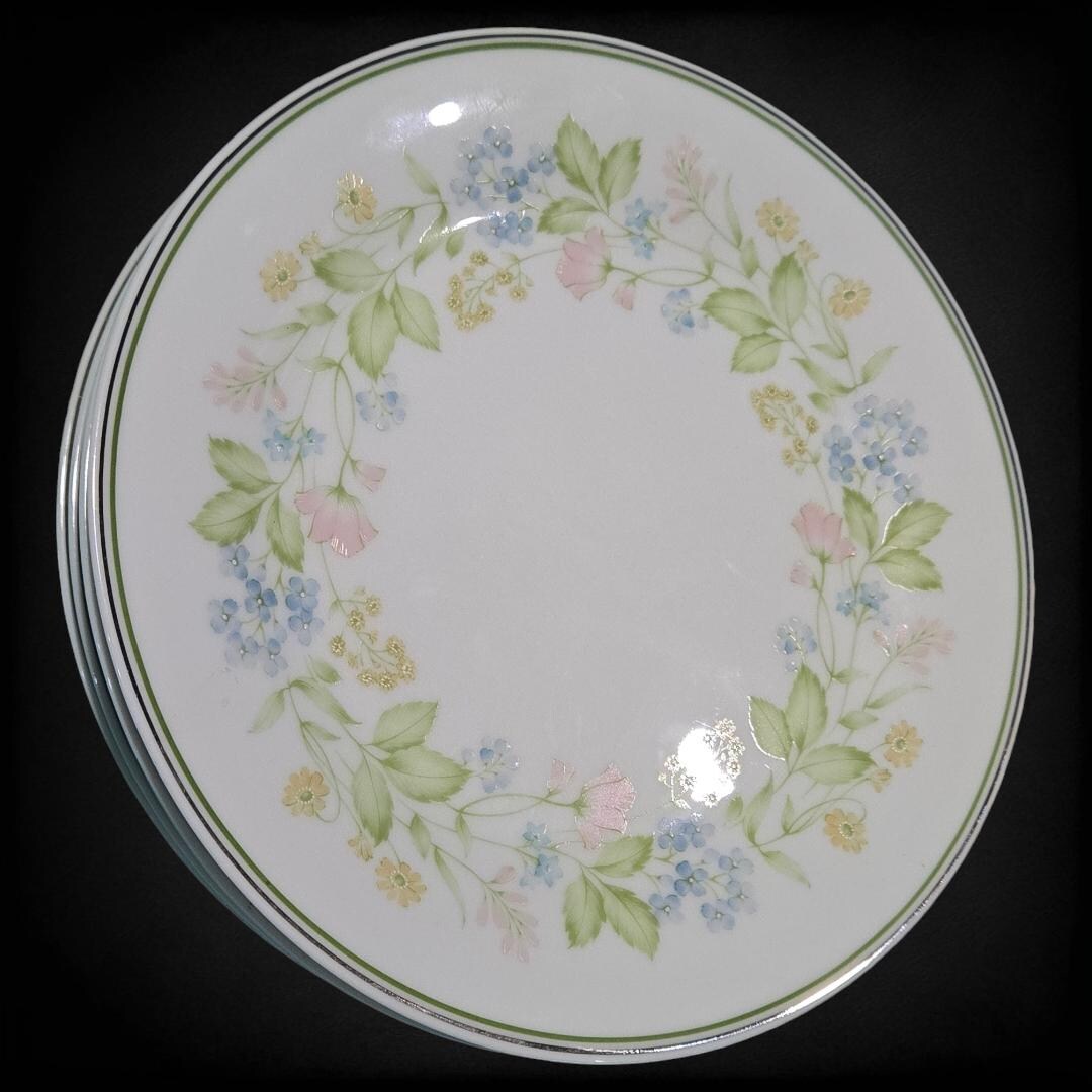 Vintage Noritake Essence Ivory China Floral Maid Spring Pastel 5 Salad ...