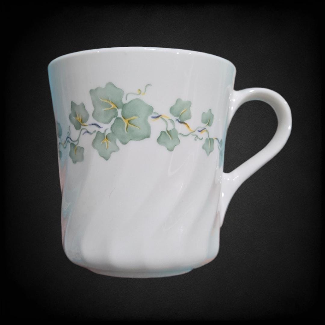 Vintage 90s Corelle Corning Callaway Ivy Pattern USA Made 8oz Coffee ...