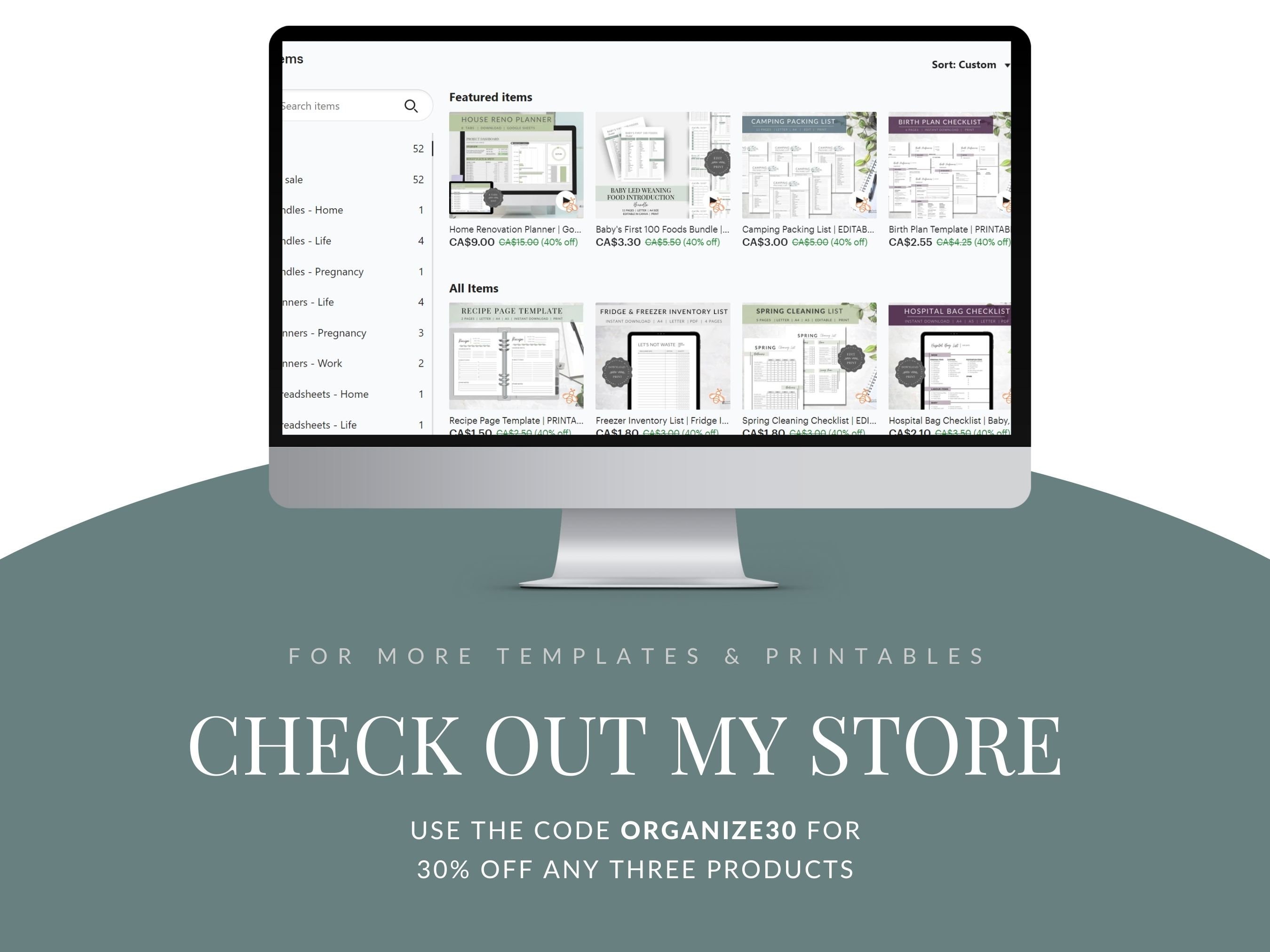 Freezer Inventory List, Fridge Inventory List, Printable Freezer ...