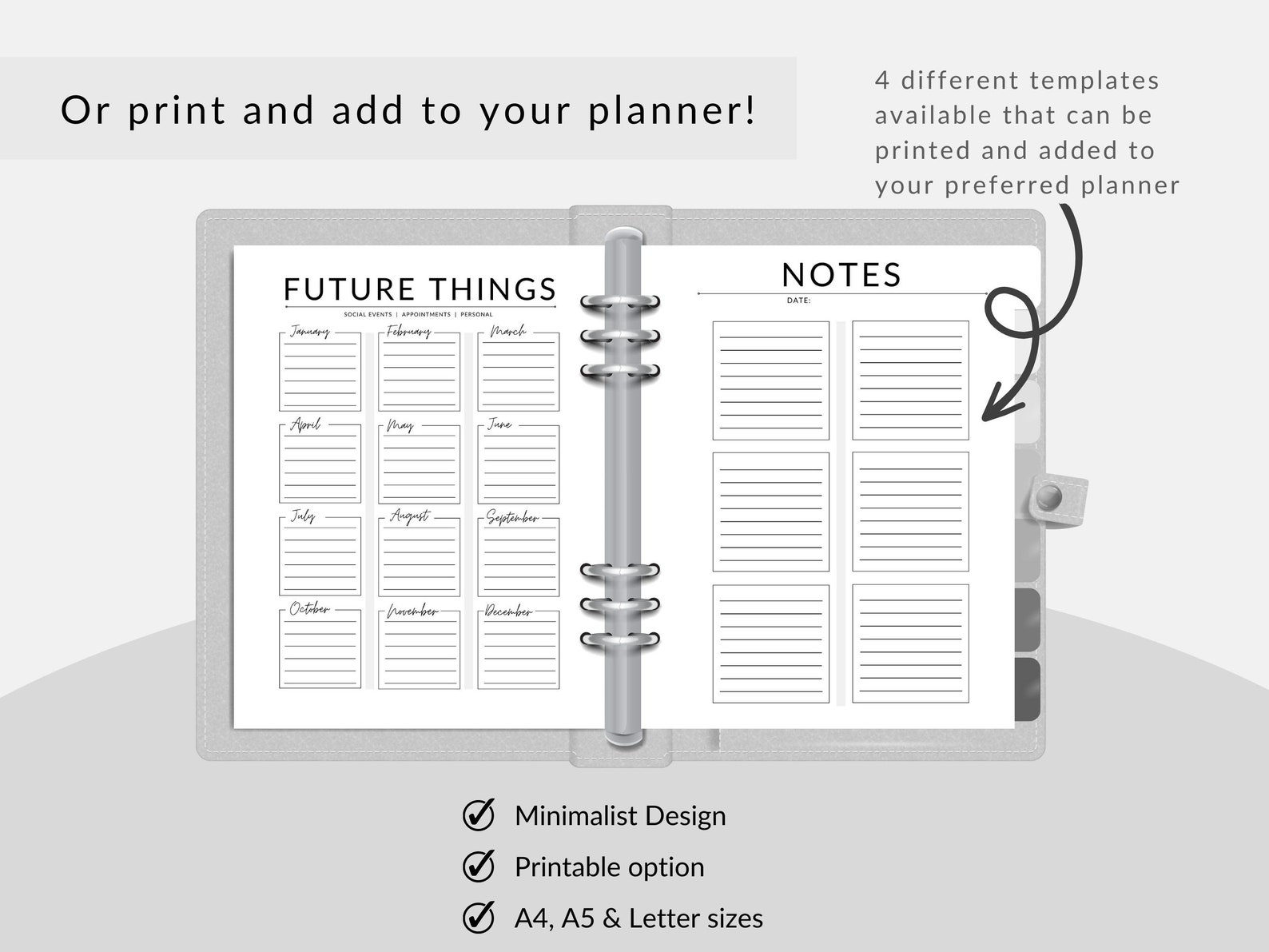 Brain Dump PDF Printable | A4, A5, Letter Brain Dump Templates | to Do ...