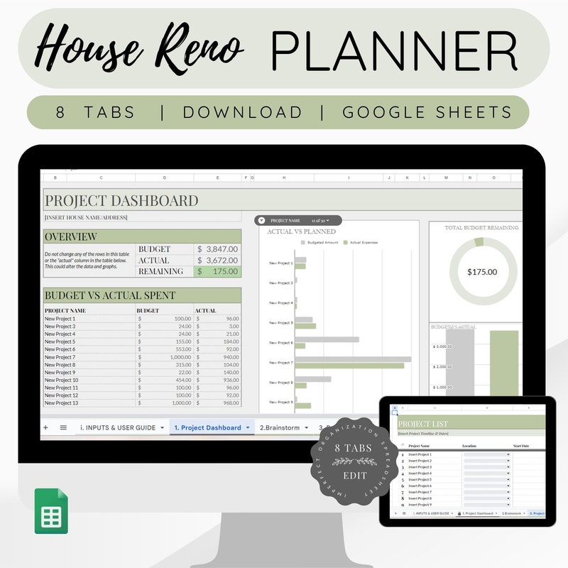 Renovation Organization - Etsy