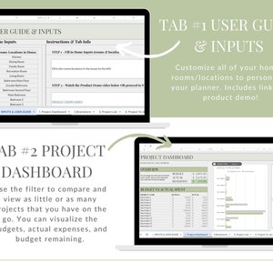 Home Renovation Planner | Google Sheets Home Reno Spreadsheet | House ...