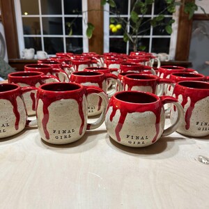Custom Message Bloody Mug, MADE TO ORDER, Horror Movie Mug, Scary Mug ...