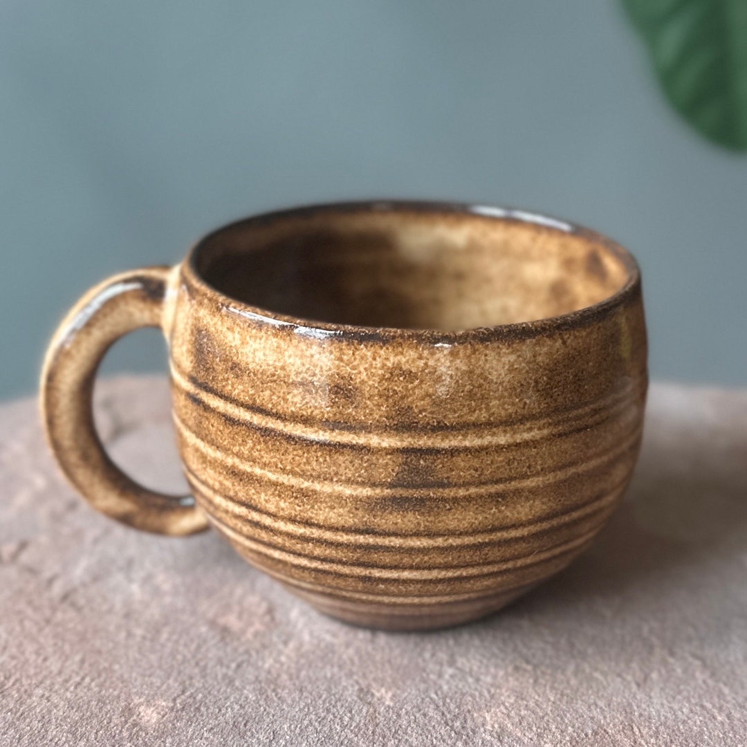 10 Oz Speckled Tan Mug, Brown Mug, Rustic Mug, Coffee Mug, Tea Cup ...