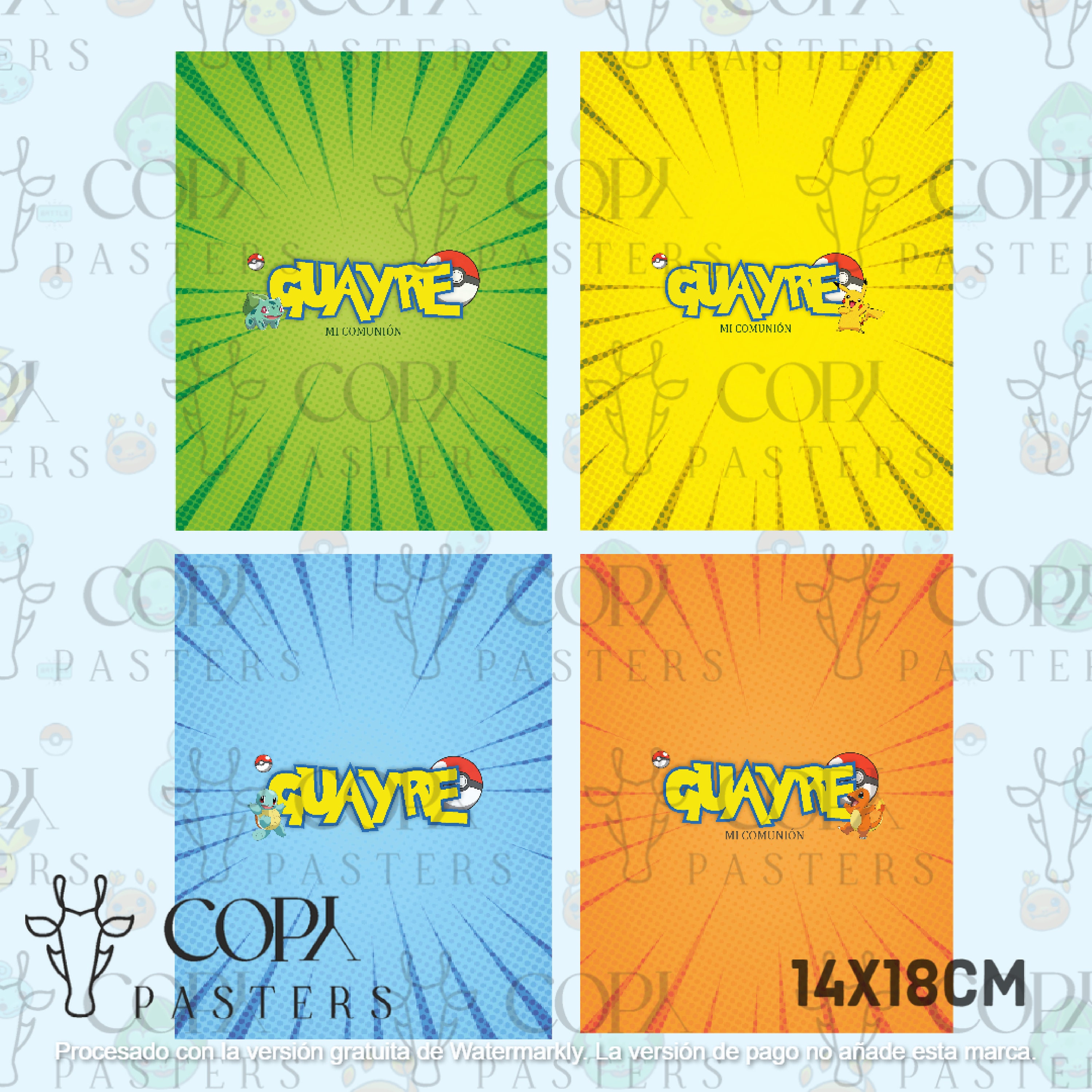 Personalized Pokemon Candy Bar Wrappers Brithday, Chocolate Label. PNG ...