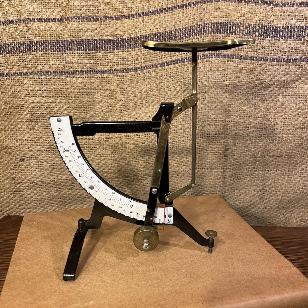 Vintage German Art Deco Pendulum Scale by Jakob Maul, 1950s, With ...