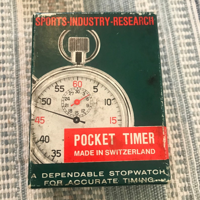 RARE Vintage Industrial Stopwatch, Swiss-made: Lémania meylan Model 209 ...