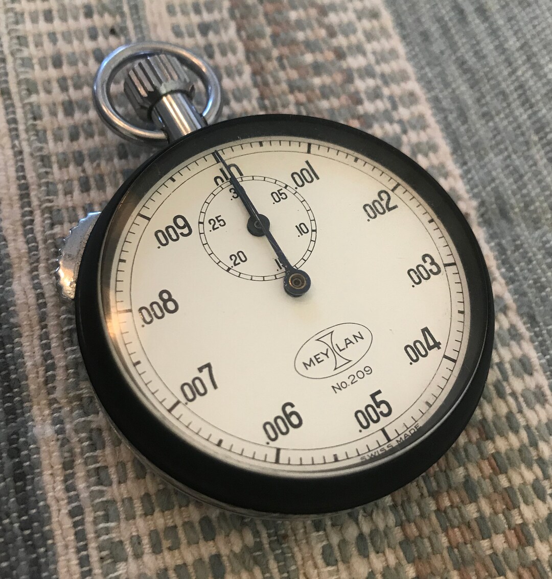 RARE Vintage Industrial Stopwatch, Swiss-made: Lémania meylan Model 209 ...