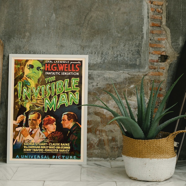 Invisible Man Vintage Poster - Etsy