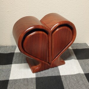 Heart Shaped Box, Keepsake Box, Cherry Wood Bandsaw Box - Etsy