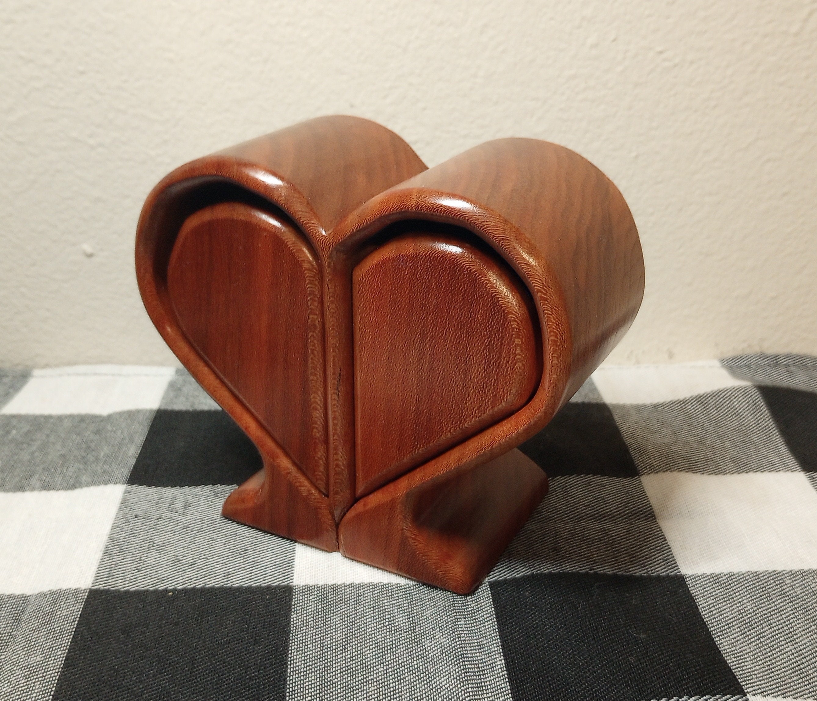 Heart Shaped Box, Keepsake Box, Cherry Wood Bandsaw Box - Etsy