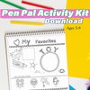 Pen Pal Kit Ages 5-9| Downloadable Stationery| Pen Pal Activity Sheets ...