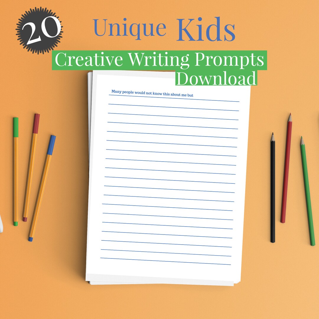 Kids Creative Writing Prompt Download| Homeschooling Lesson ...