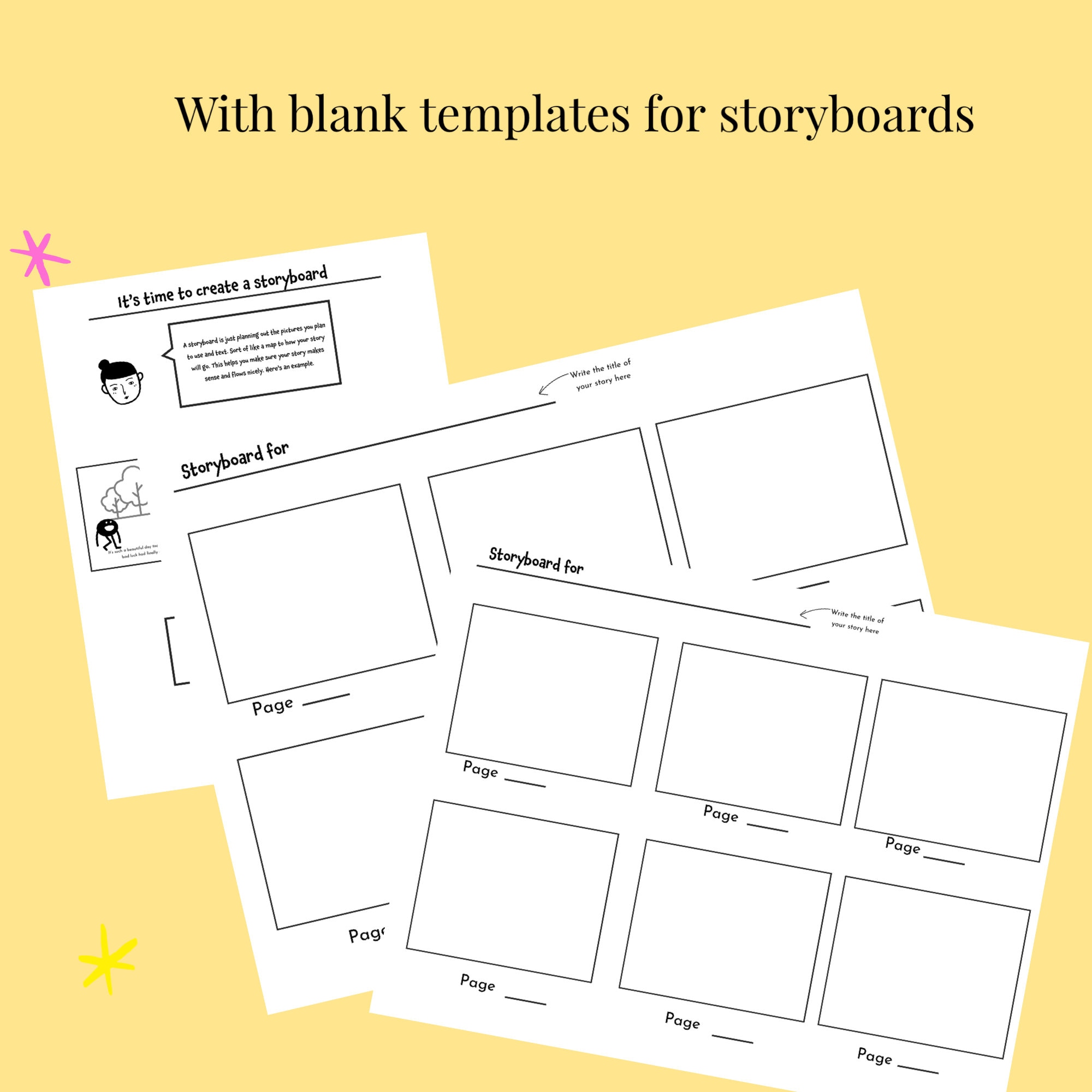 Draw Your Own Picture Book Template|homeschooling Lesson| Guide - Etsy