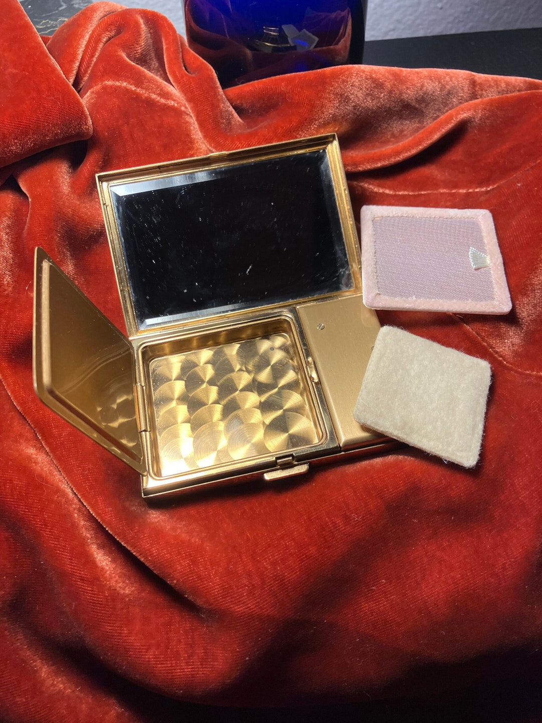 Vintage Agme Musical Compact, Unused With Miniature Musical Movement - Etsy