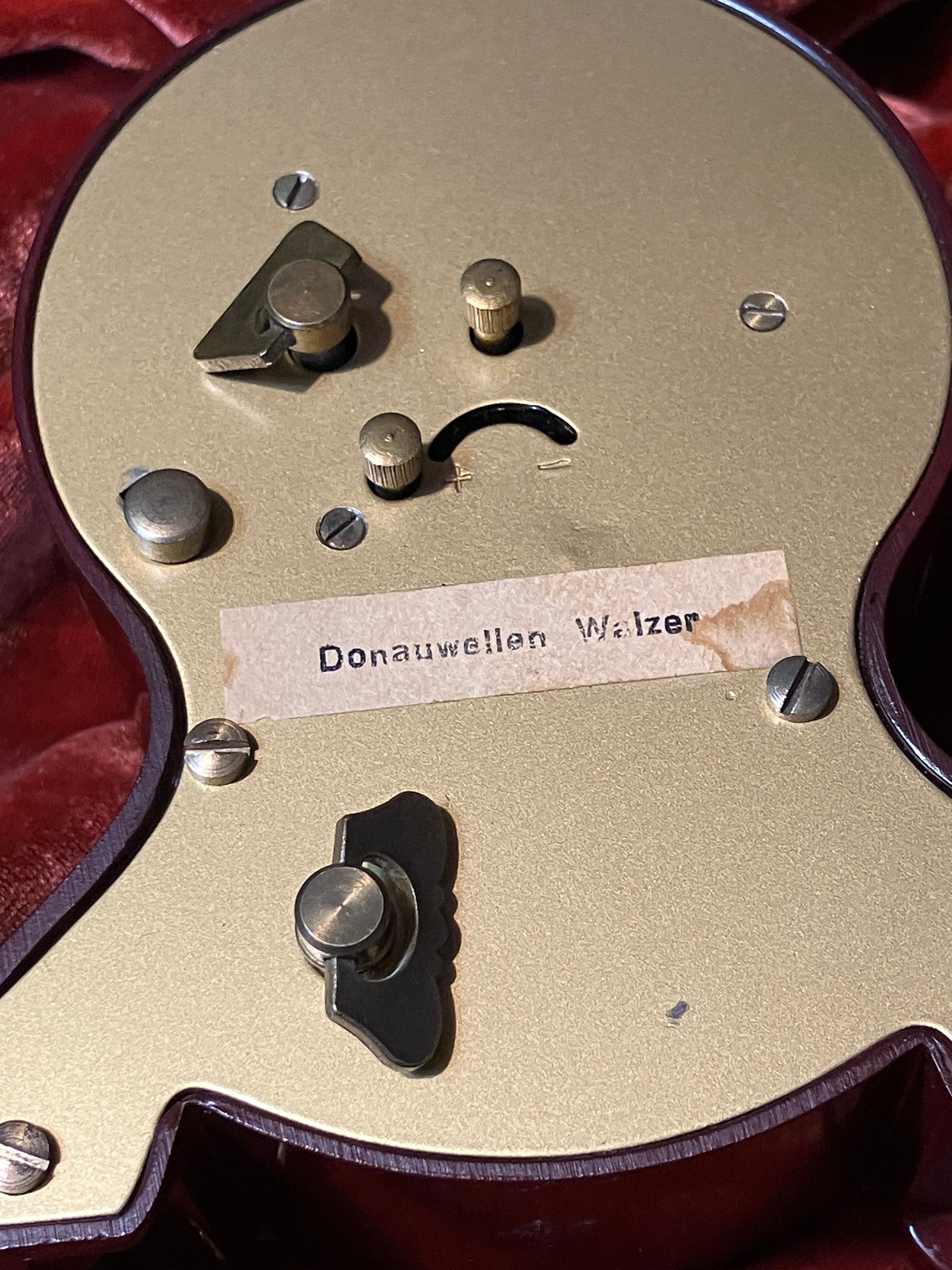 Domino Bakelite Music Box Alarm Clock, Wake to waves of the Danube ...