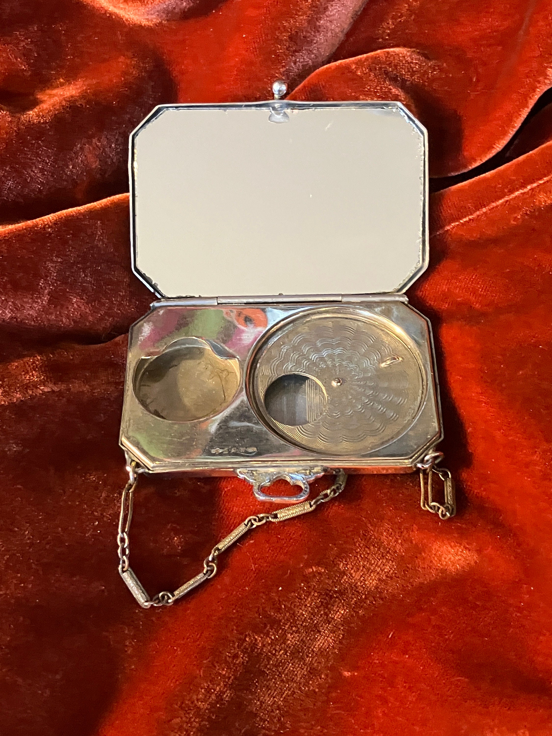 EAM Elgin American Art Deco Makeup Compact, Book Piece Circa 1930 - Etsy