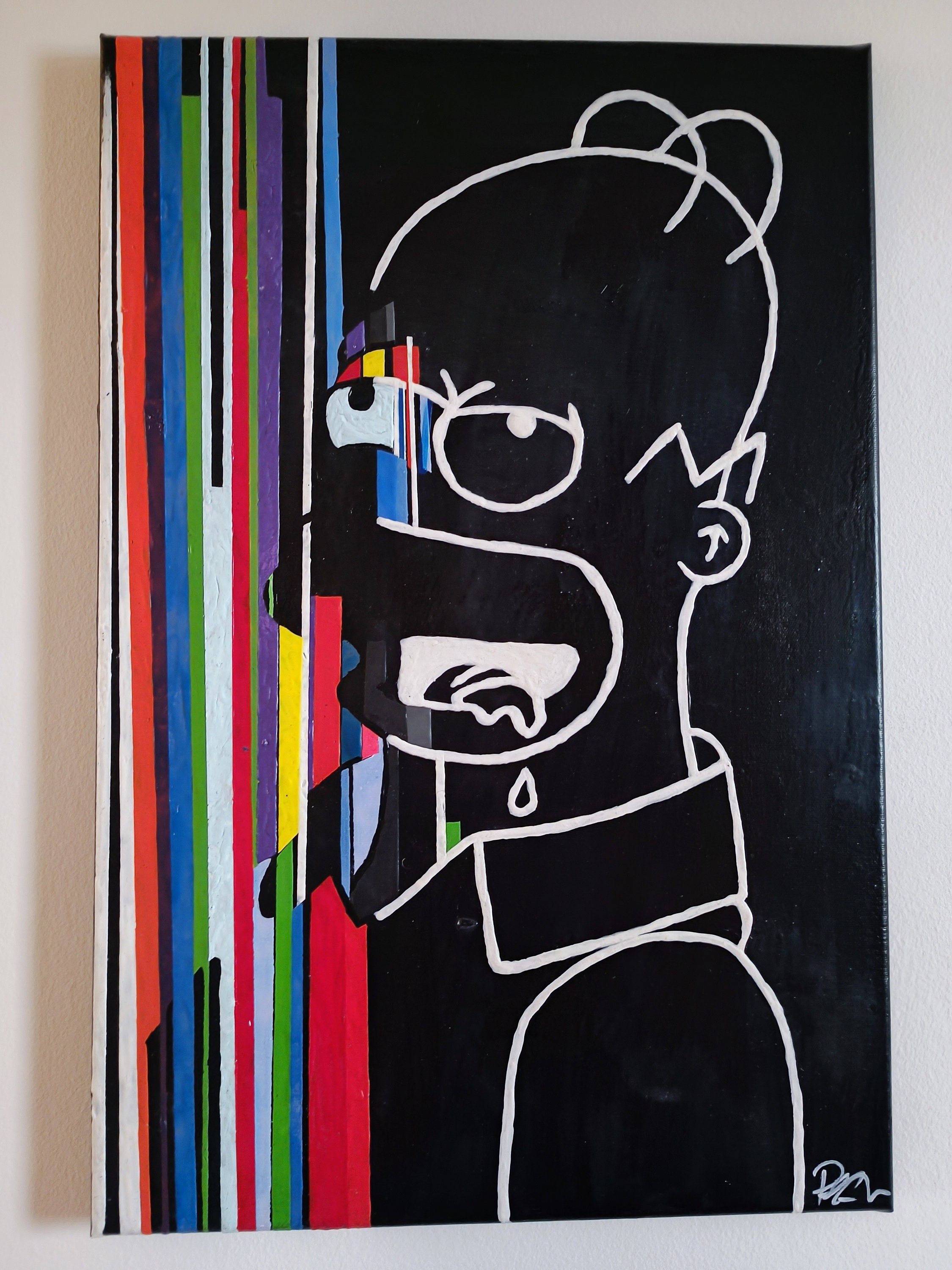 Glitching Homer Simpson - Etsy