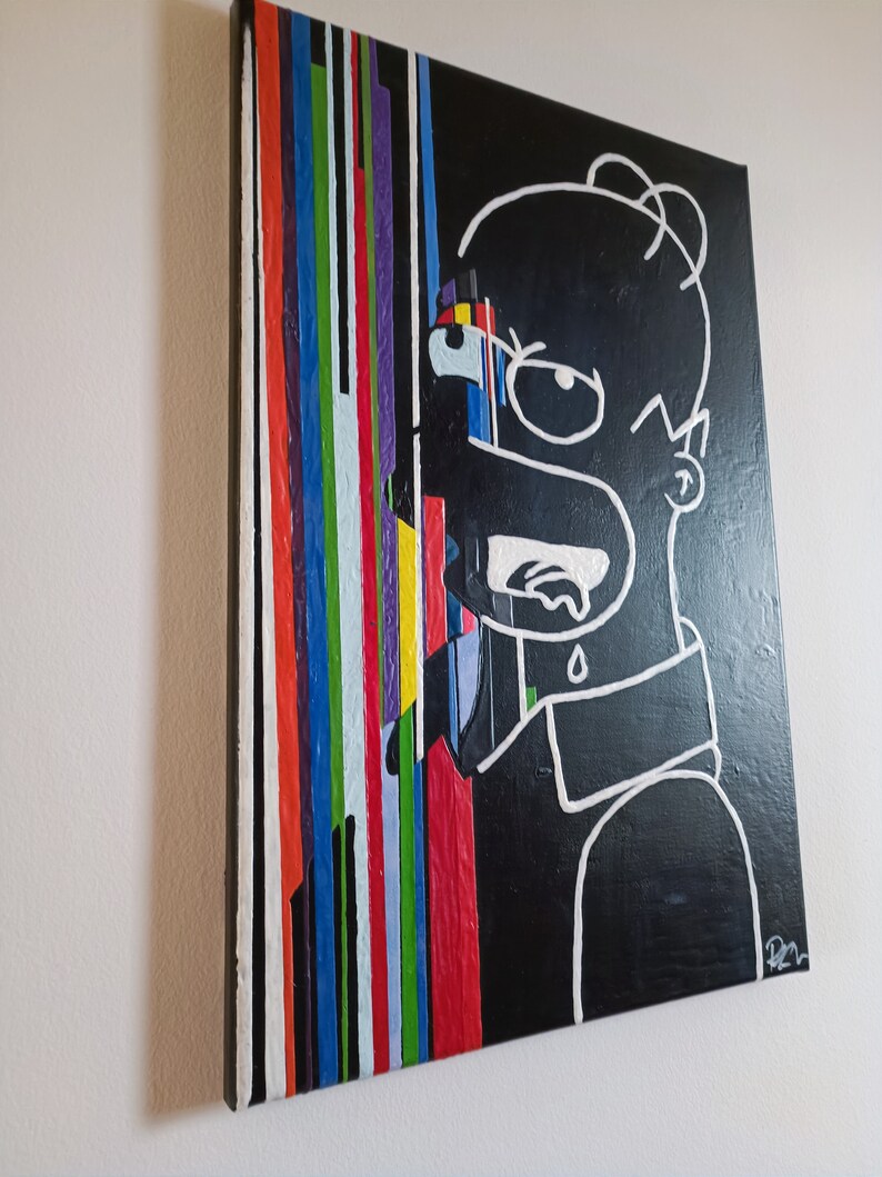 Glitching Homer Simpson - Etsy