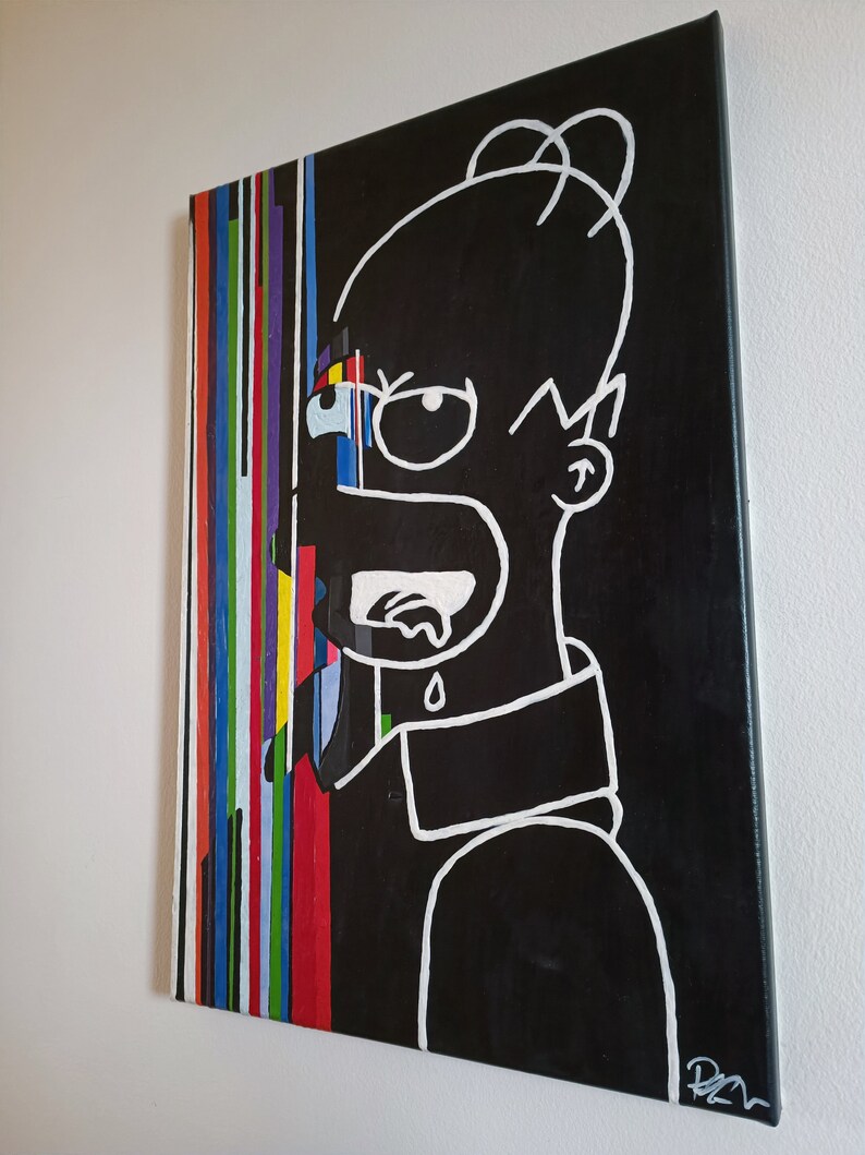 Glitching Homer Simpson - Etsy