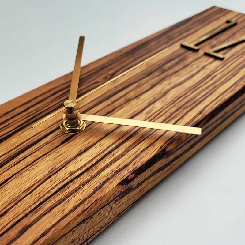 Modern Wood Clock - Etsy
