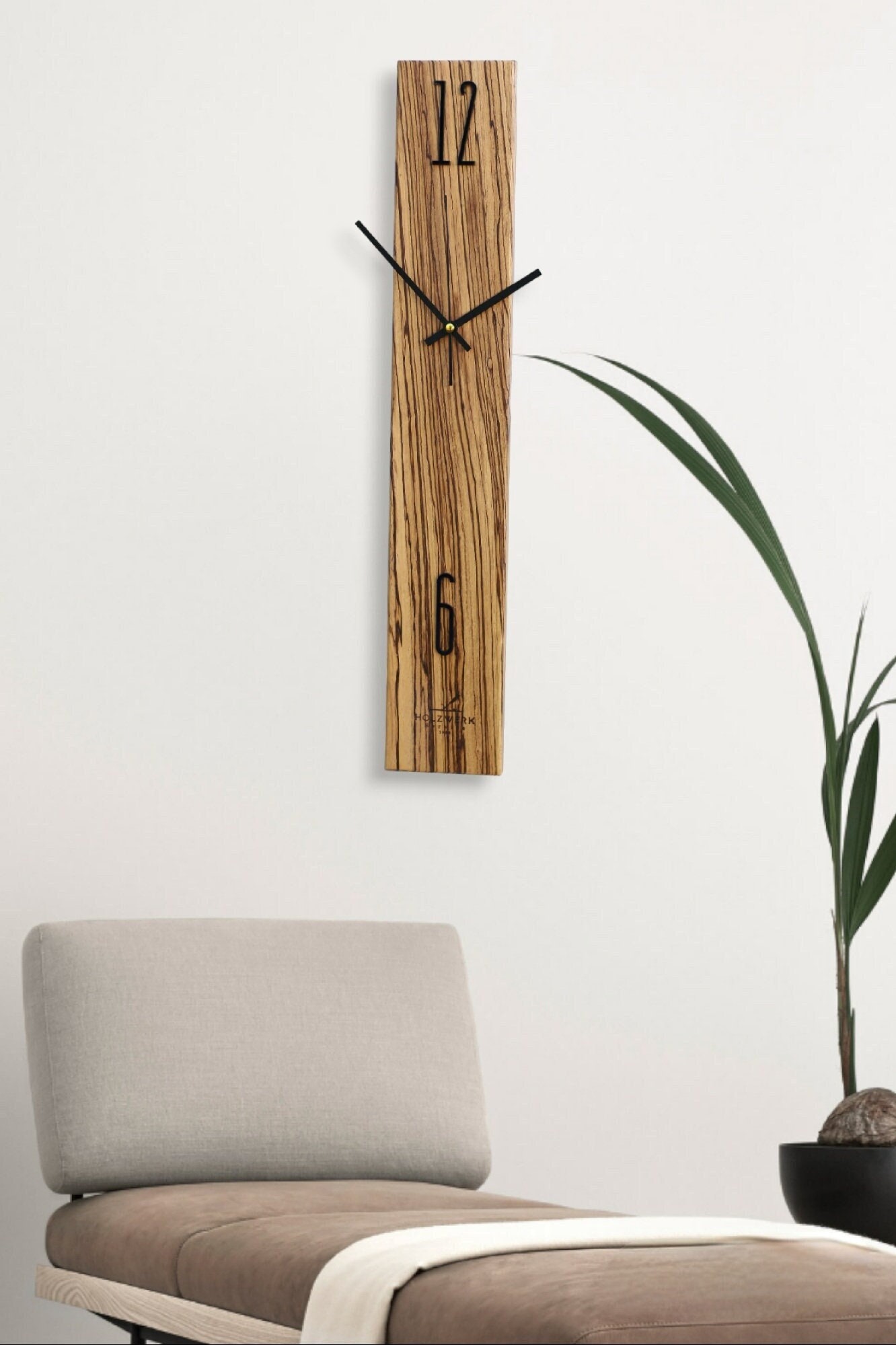 Unique, African Zebra Wooden Wall Clock - Etsy
