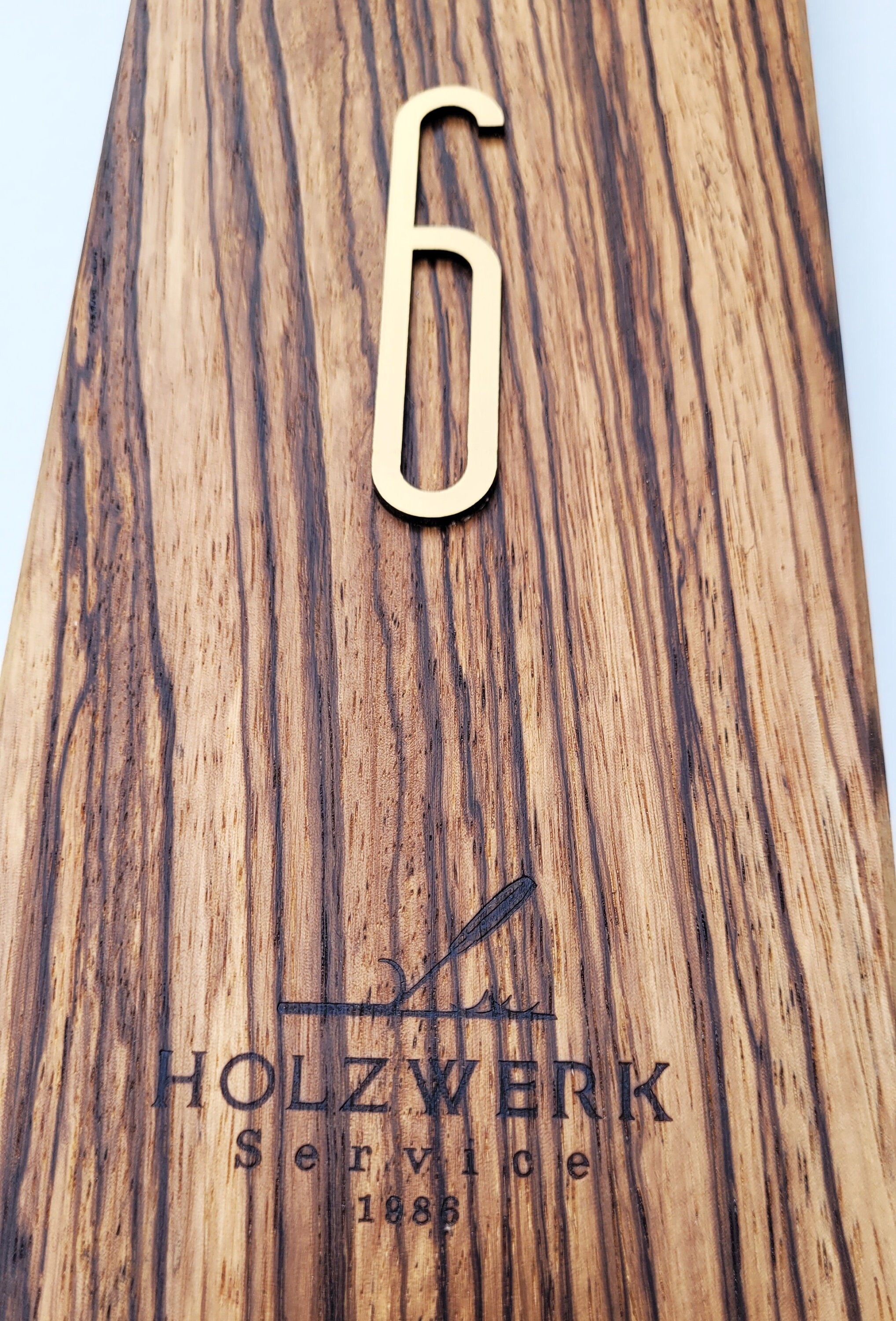 Modern Wall Clock, Wooden, Minimal Design, Zebrano Wood, - Etsy